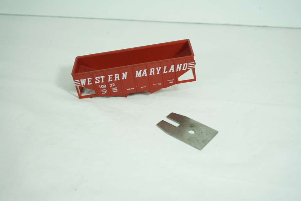 HO Scale Hopper Shell Lot 5x Western Maryland 2-Bay & 3-Bay Hoppers ...