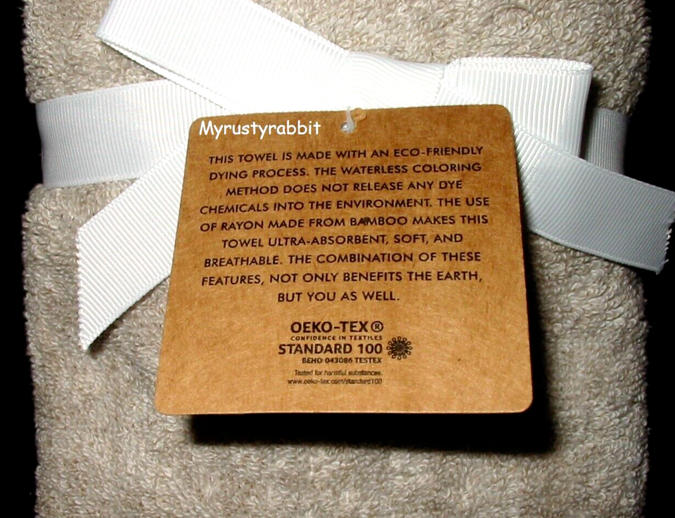 Common Thread Bathroom Hand Towels Set - Light Brown - 2 pc NEW | eBay