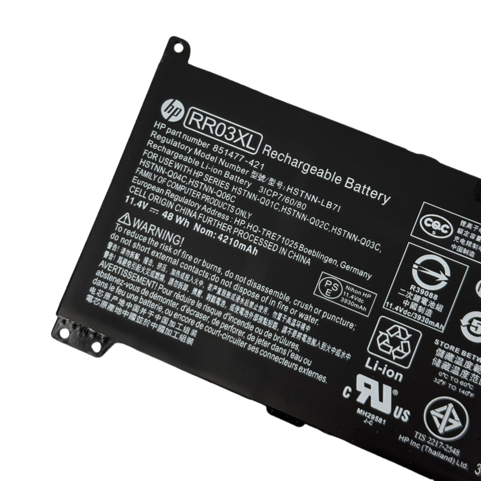 Genuine 48Wh RR03XL Battery For HP ProBook 430 440 450 455 470 G4 G5 ...