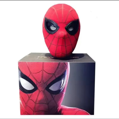 Spider-Man Mask Moving Arachnid Eyes Chin Control Eyes Helmet Masks ...