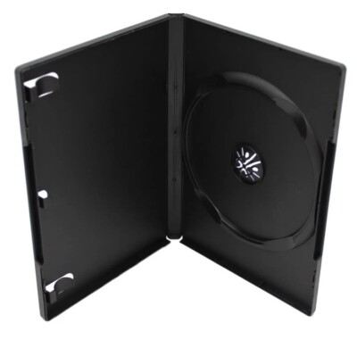 Standard Black DVD 1-disc Replacement Case Movie Storage Shell Case Ps2 ...