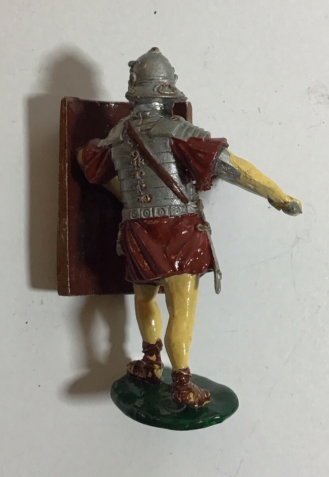 Lot Of 4, Valiant 54mm Hand Painted Miniatures Metal Roman Legionary ...