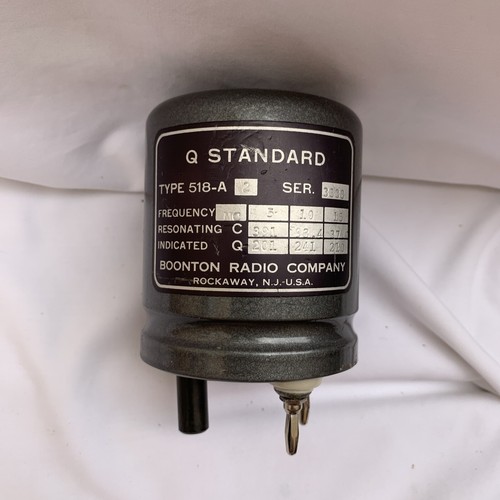 BOONTON RADIO CO Q Standard Inductor Type 518 A2 | eBay