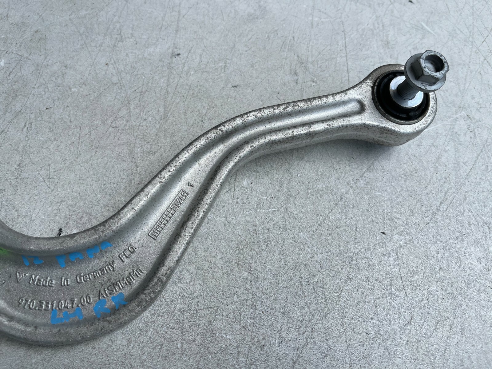 2010-2016 PORSCHE PANAMERA REAR LEFT UPPER CONTROL ARM 97033104700 OEM ...