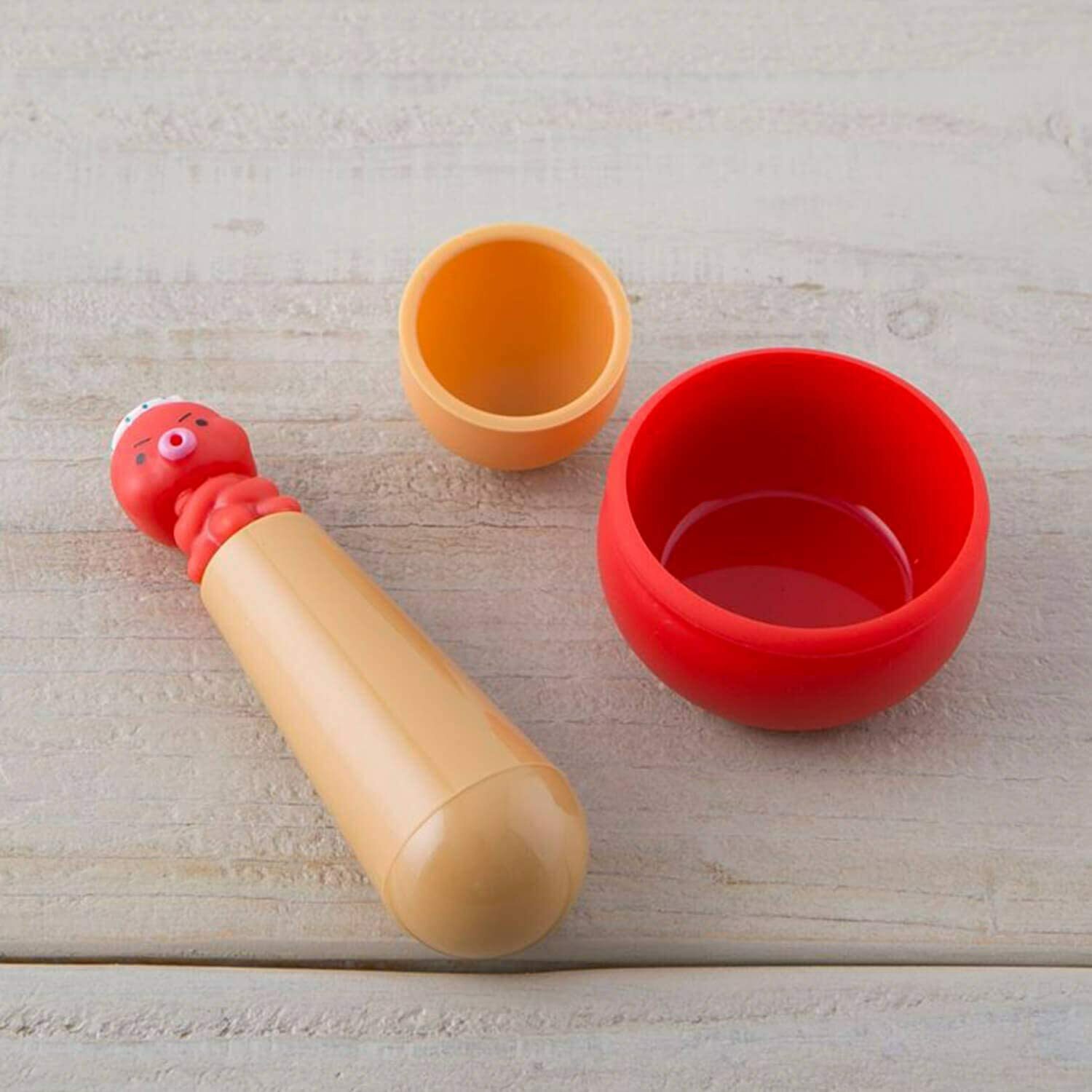 Kai JAPANESE TAKOYAKI cooking pick & oil Spreader & Flour bowl set new ...