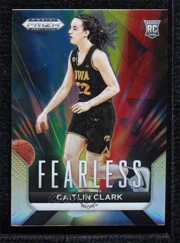2024 Panini Prizm Draft Picks Fearless Silver Prizm Caitlin Clark #24 ...