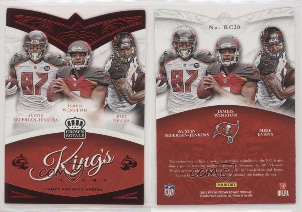 2015 Crown Royale Red Austin Seferian-Jenkins Jameis Winston Mike Evans ...