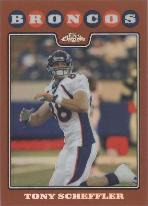 2008 Topps Chrome - Tony Scheffler #TC101 Copper Refractor /425 for ...