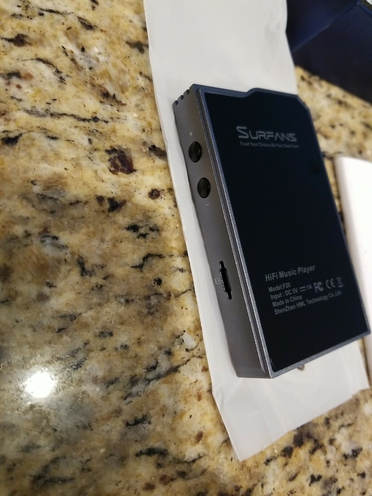 Surfans F20 HiFi MP3 Player with Bluetooth, Lossless DSD High ...