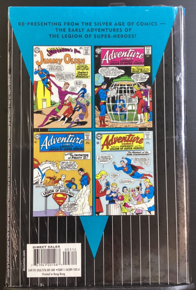 DC Archives Legion of Superheroes Vol. 3 Adventure Comics #318-328 HC ...