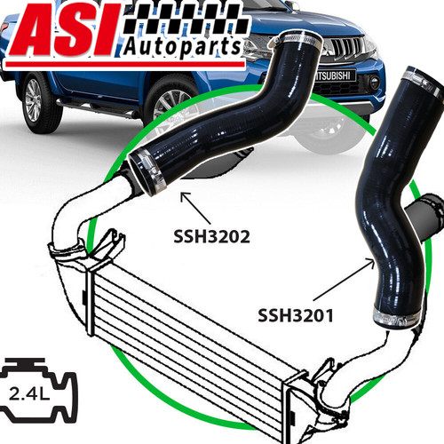 For 2015-On Mitsubishi Triton 2.4L MQ MR 4N15 Turbo Diesel Intercooler ...