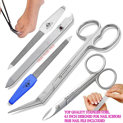 Toe Nail Scissors Extra Long Handle Pedicure Manicure Chiropody ...