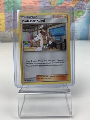 SHIPS SAME DAY Pokemon Card NM Professor Kukui 128/149 Supporter 2017 ...