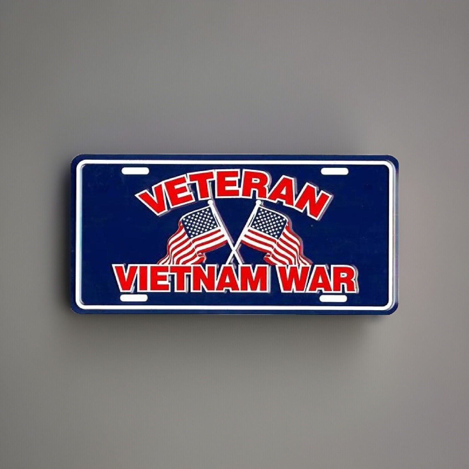 VETERAN / VIETNAM WAR - MILITARY/VETERAN LICENSE PLATE (BLUE WITH ...
