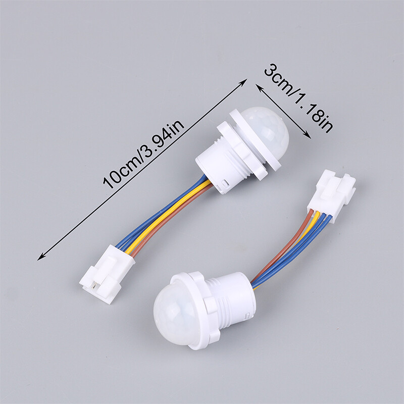1Pc Human Body Infrared Sensor Switch LED PIR Infrared Motion Sensor ...
