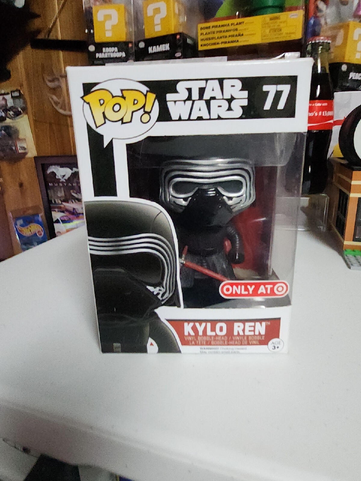 Kylo Ren Funko POP! Target Exclusive Star Wars Force Awakens #77 Vinyl ...