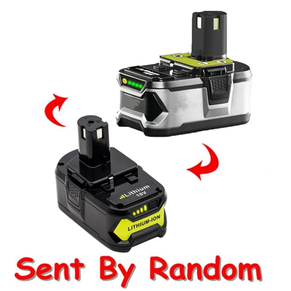2PACK 6.0Ah 18V Lithium-Ion For RYOBI P108 P100 One Plus High Capacity ...