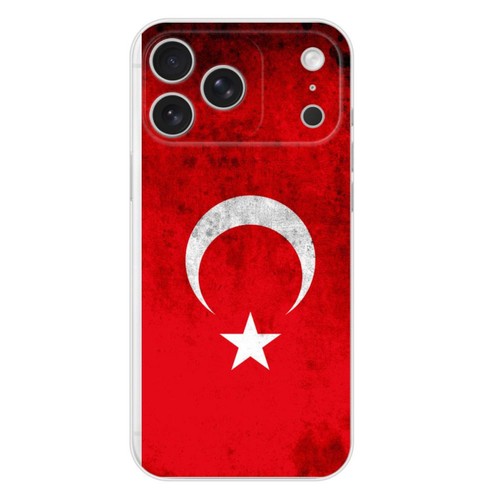 Silicone Case - Compatible Apple iPhone 17 Pro Max - Turkish Flag ...