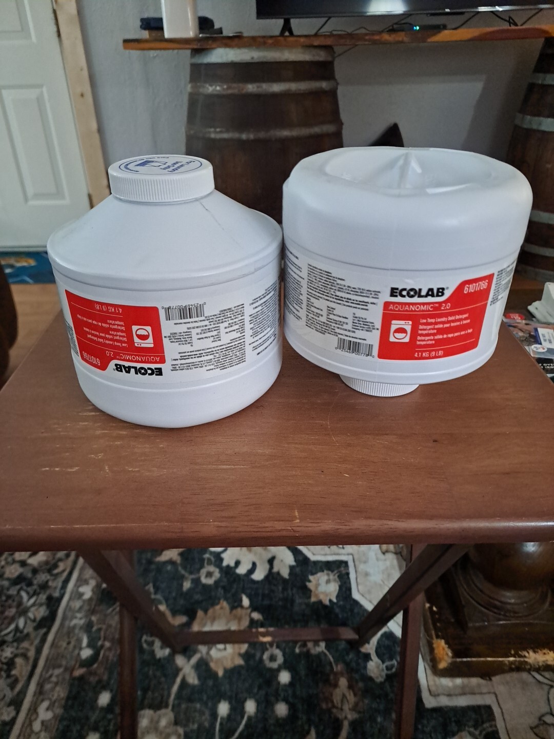 LOT 2 Ecolab Aquanomic 2.0 Low Temp Laundry Solid Detergent 9lb Bottle - 6101766 25469007780 | eBay