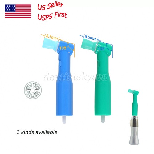 100pcs Dental disposable prophy angles cup Latex Free 105° Polishing ...