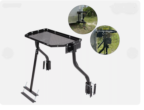A-Frame Cargo Carrier for Outdoor & Generator Storage for RV Trailer ...