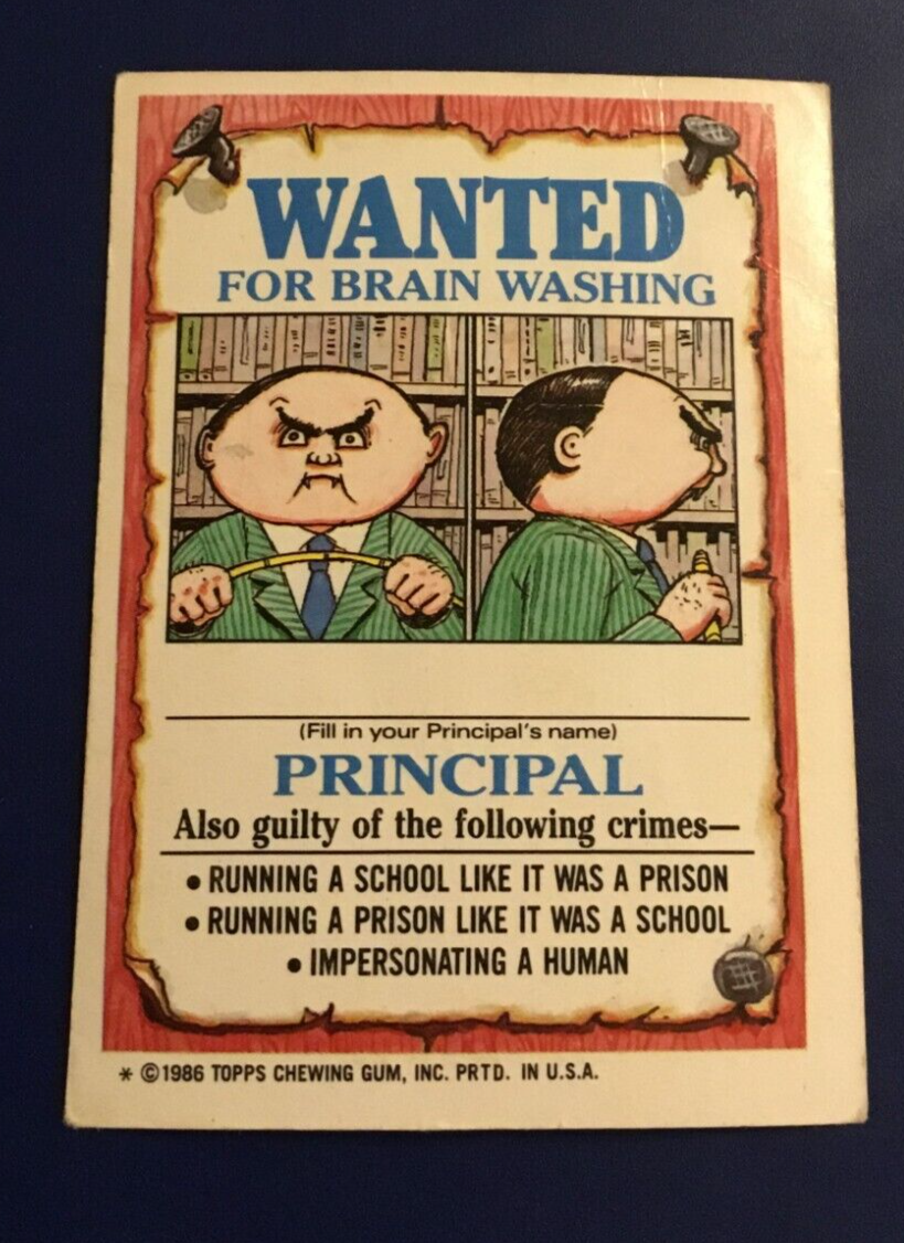 1986 Topps Garbage Pail Kids #84b ROD WAD Series 3 GPK VG Nice Vintage ...