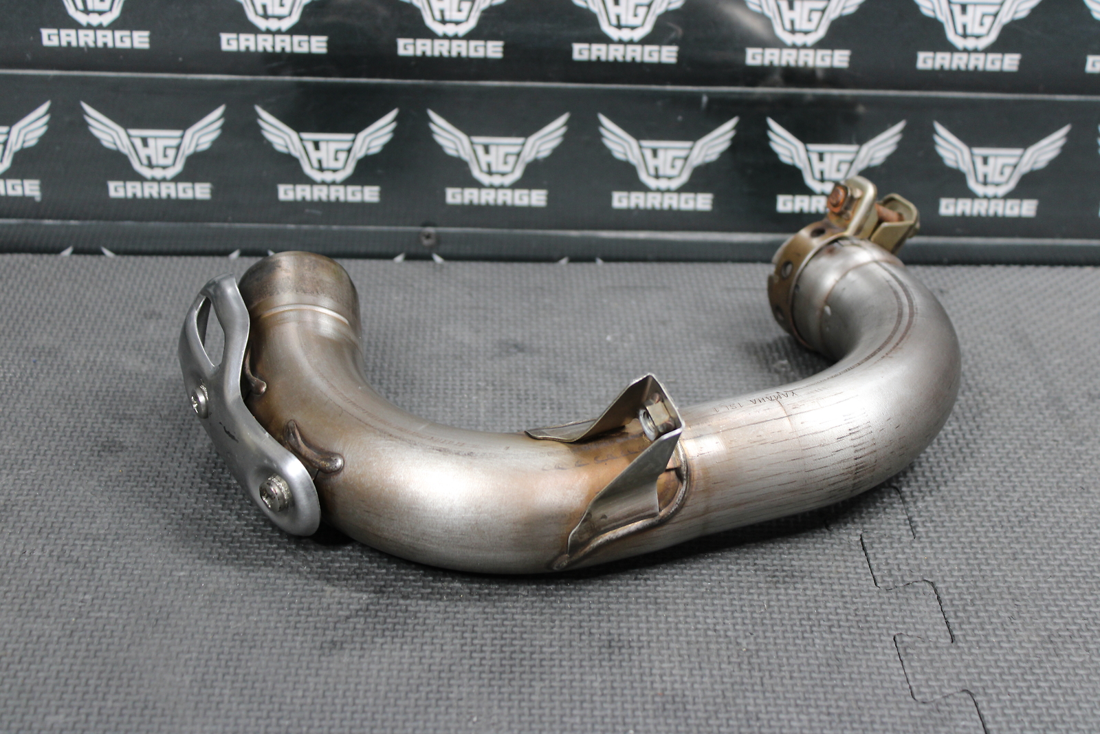 2016 YAMAHA WR450F YZ450F YZ450FX OEM EXHAUST PIPE CHAMBER HEADER 1SL ...