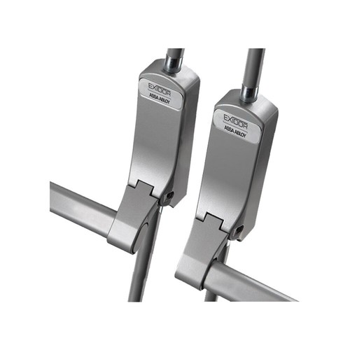 Exidor Assa Abloy Double Non Rebated Panic Exit Device Silver EXI284 ...