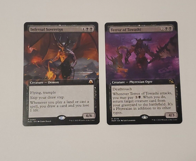 MTG Infernal Sovereign Commander: March of the Machine 75 Regular ...