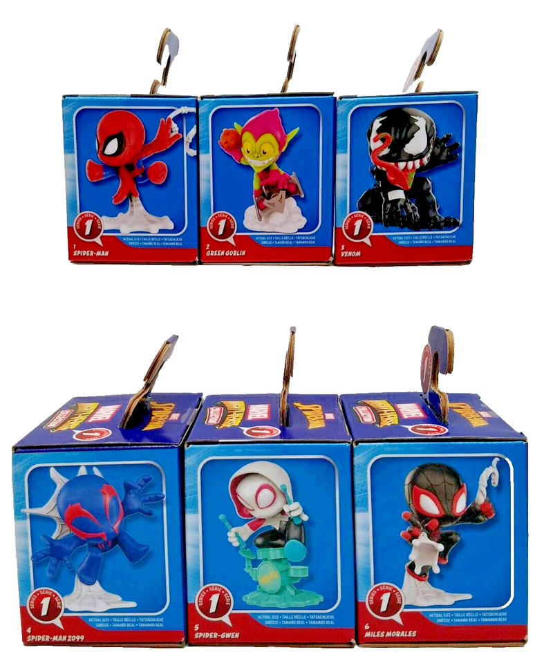 Spiderman Marvel Mighty Verse Collection Figures Series 1 Set Gwen ...