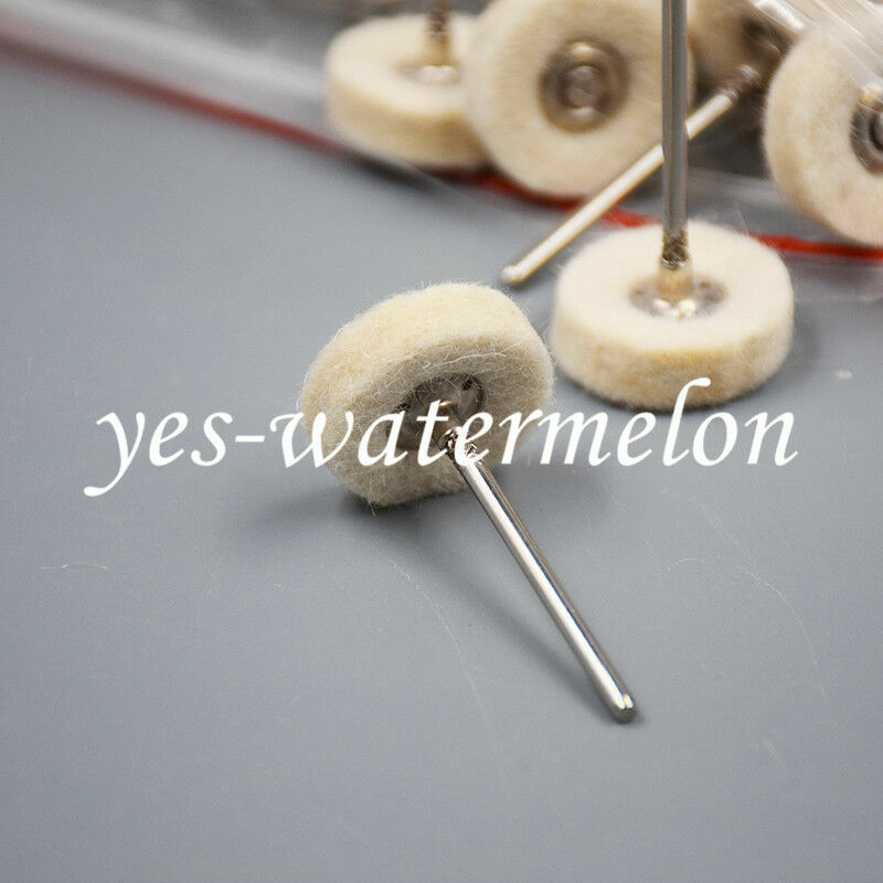 10 Pcs Lab Dental Wool Polishing Buffing Wheels Burs For Rotary Tool ...