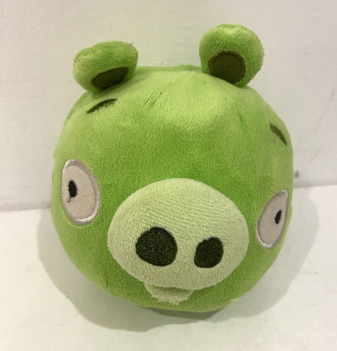 Angry Birds Green Pig Plush Bad Piggies 4” Stuffed Pillow Doll Soft Toy ...