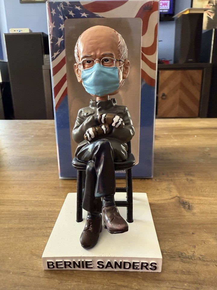BERNIE SANDERS Inauguration Day Bobblehead Lifetime Candidate Mask ...