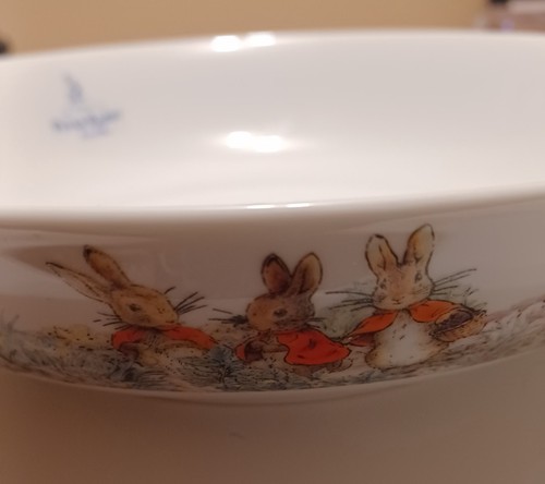 Peter Rabbit Butterfly Garden 9" Bowl Veg/fruits | eBay