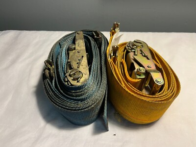 Kinedyne Spring Loaded Logistic Ratchet Straps LOT OF 2 Cargo ...