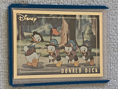 1995 Skybox Disney Premium PROMO Gold Foil Donald Duck #P1 Good Scouts ...