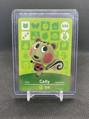 CALLY #395 ACNL Amiibo Card AUTHENTIC Series 4 NEW NEVER SCANNED!!! | eBay