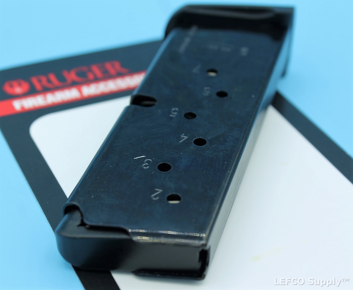 Ruger EC9s Magazine Value 2-Pack 7-Round RD OEM LC9 LC9s Clip Mag 9mm ...