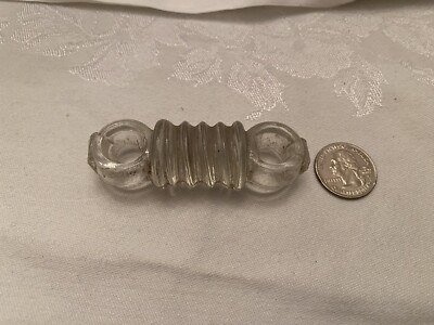 Vintage 3" Clear PYREX GLASS RADIO INSULATOR | eBay