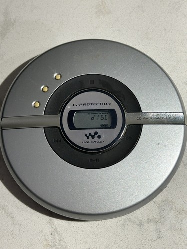 Sony D-EJ100 CD Walkman Discman Silver Portable Music Player Vintage ...