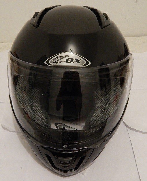 Motorcycle Helmet Zox Condor Modular with sunshield Black Large New | eBay