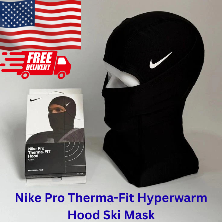 Nike Pro Therma-Fit Hyperwarm Hood Ski Mask Black SHIPS SAME DAY!!! M ...