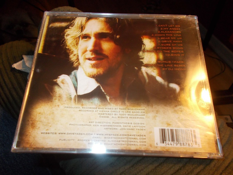 DAVE YADEN CD BEAR ME UP BRAND NEW SEALED | eBay