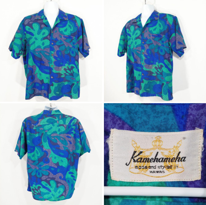 Rare Vintage 60s Kamehameha Hippie Psychedelic Hawaii… - Gem