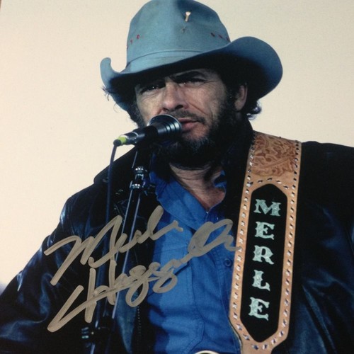 MERLE HAGGARD ~ 8 X 10 Photo COPY ~ Country Music REPRINT AUTOGRAPH ...