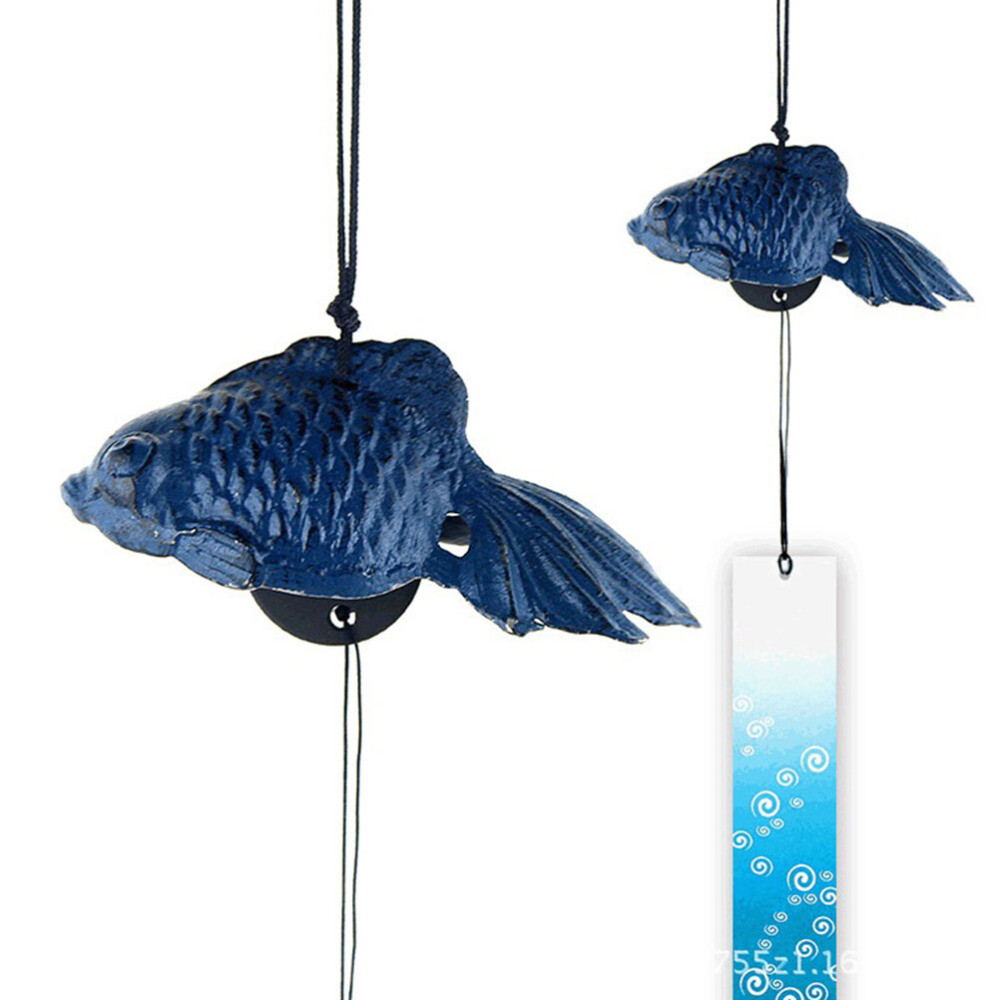 1pcLucky Wind Chimes Wind Chime Chinese Fish Bell Traditional Doorbell ...