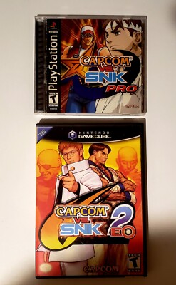 Capcom vs. SNK Pro (Sony PlayStation 1, 2002) And Capcom vs. SNK 2 EO ...