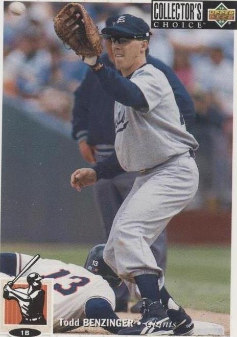 1994 Upper Deck Collector's Choice - Todd Benzinger #551 for sale ...