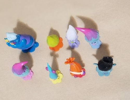 Trolls Figures Lot - 8 Piece Set Trolls Movie Mini Action Toys DWA ...