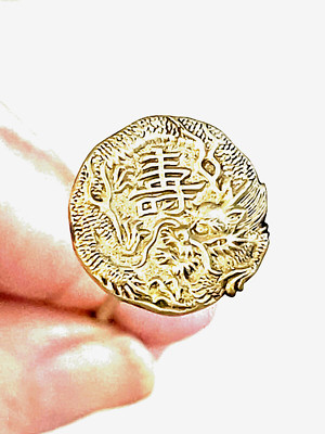 ANTIQUE JAPANESE DRAGON COIN HATPIN | eBay